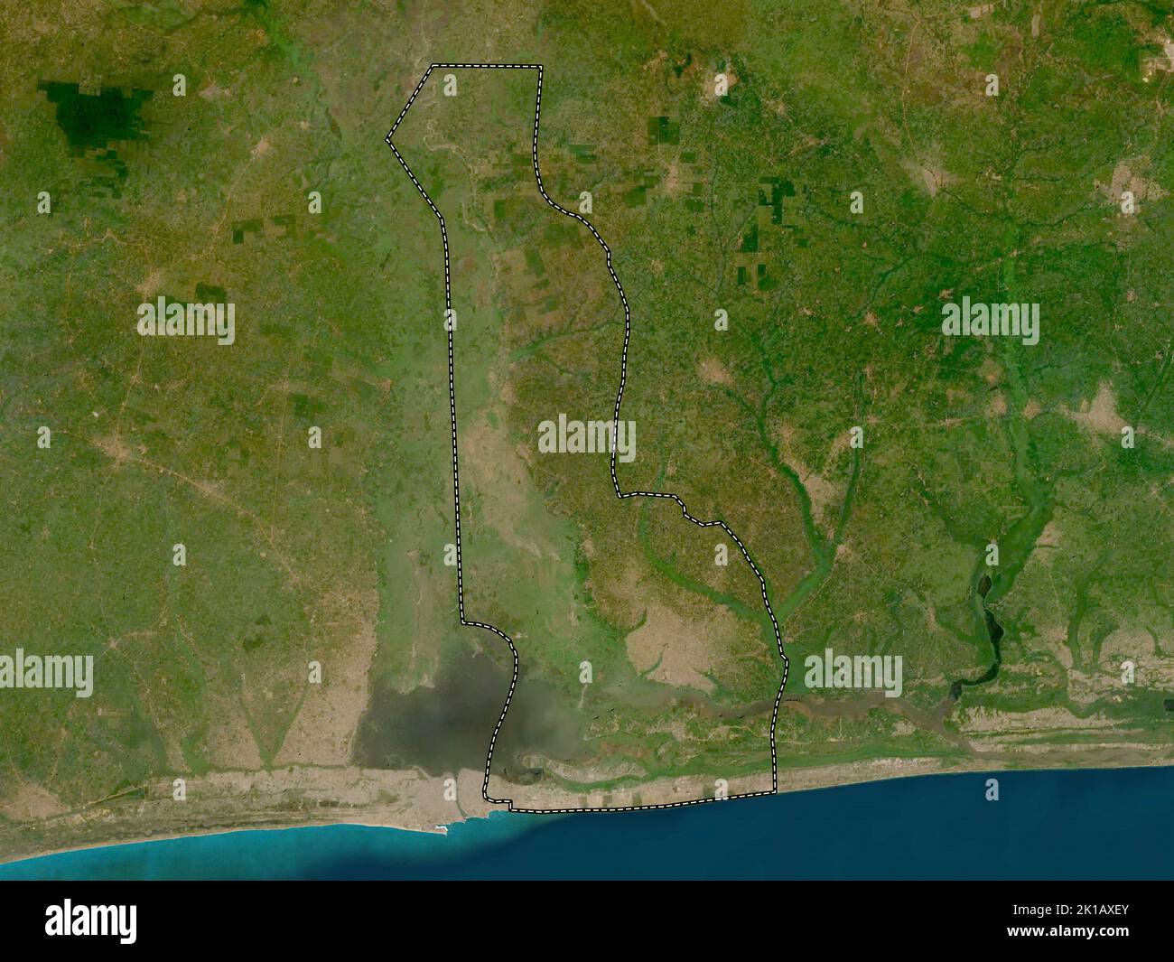 Benin map zoom border satellite hi-res stock photography and images - Alamy