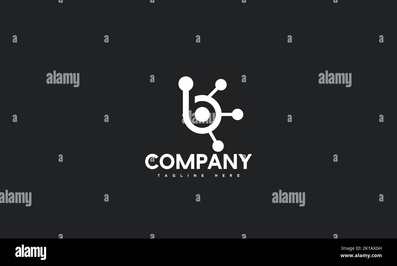 minimal letter B logo template Stock Vector Image & Art - Alamy