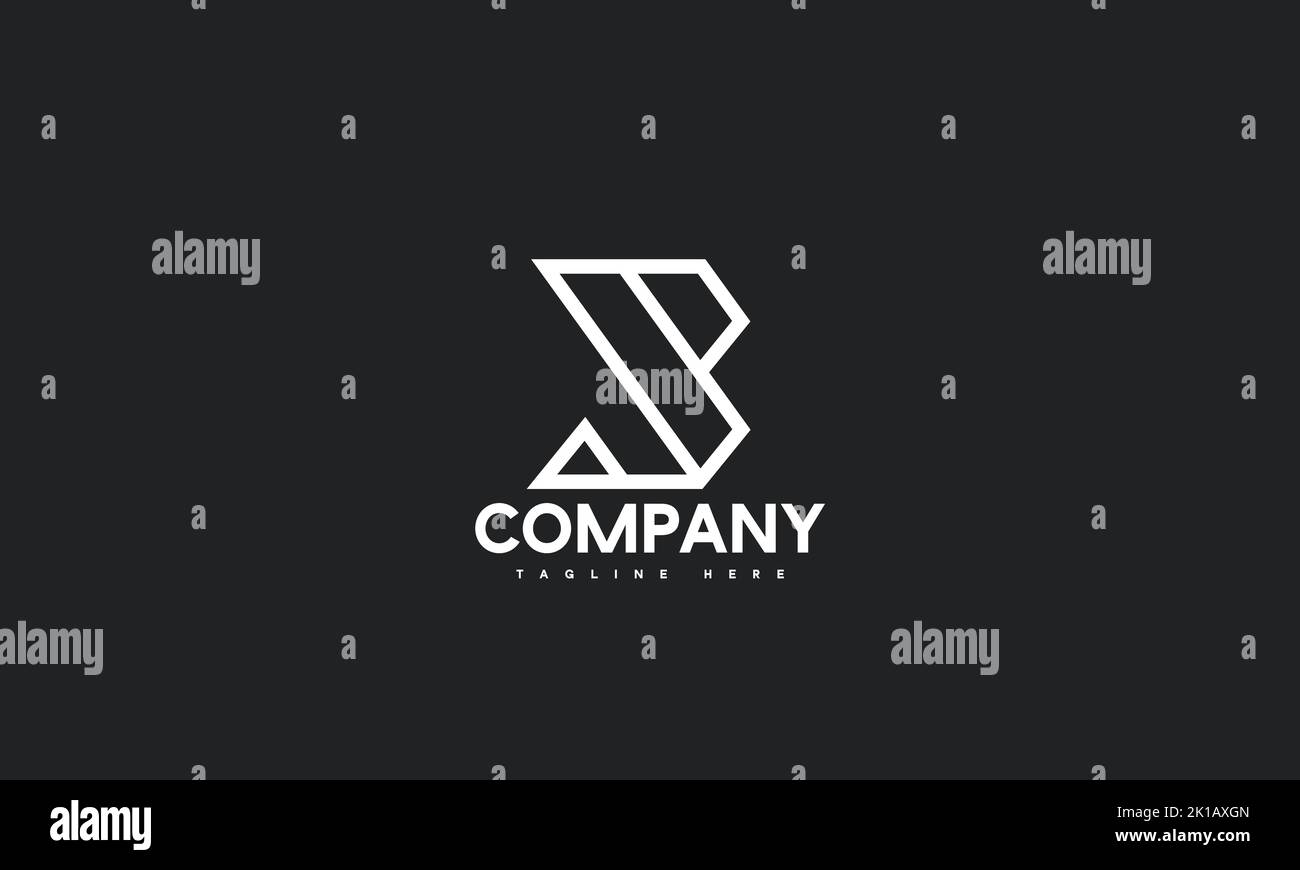 minimal letter B logo template Stock Vector Image & Art - Alamy