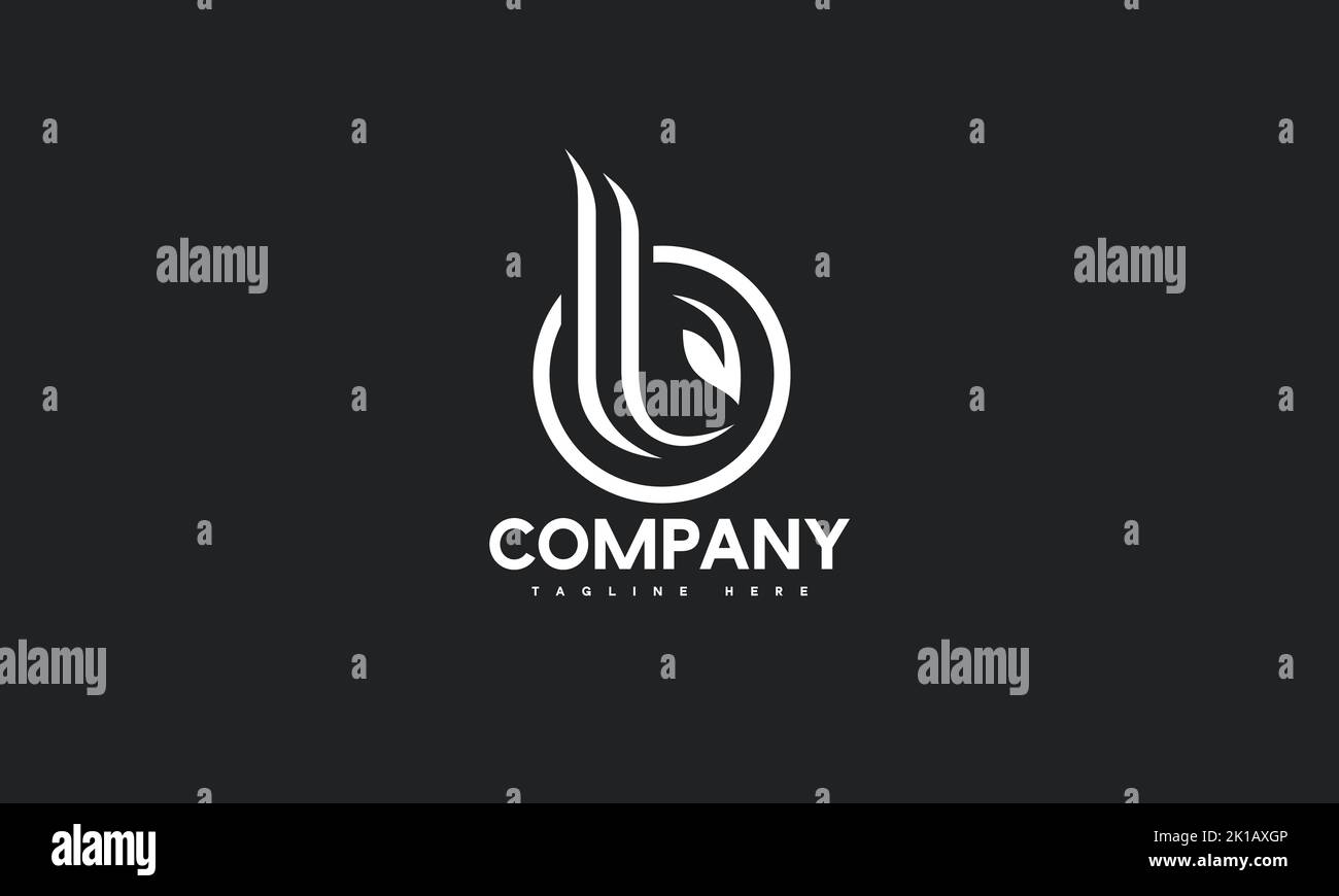 minimal letter B logo template Stock Vector Image & Art - Alamy