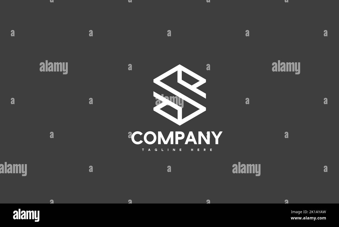 minimal letter S logo template Stock Vector Image & Art - Alamy