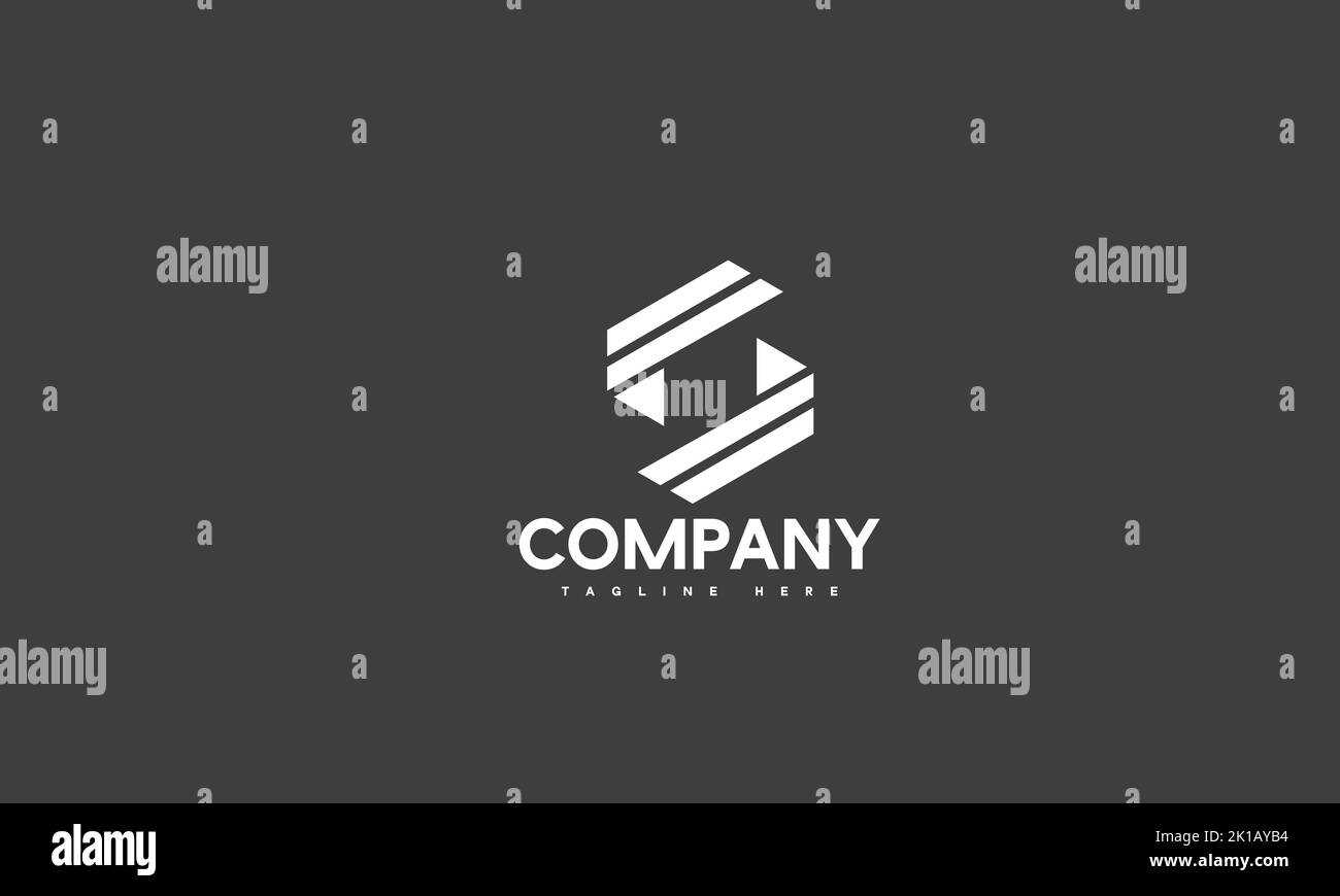 minimal letter S logo template Stock Vector Image & Art - Alamy