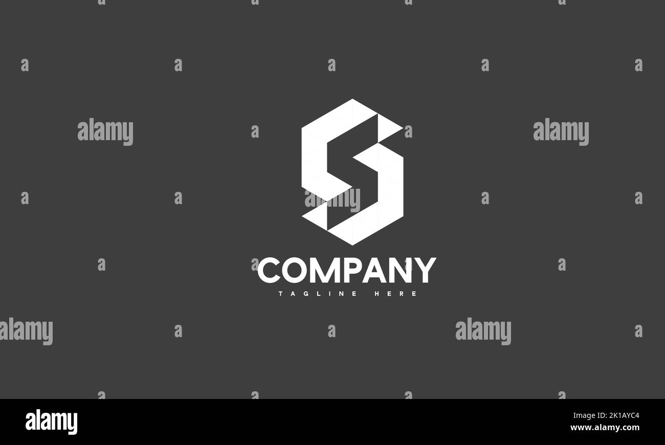 minimal letter S logo template Stock Vector Image & Art - Alamy