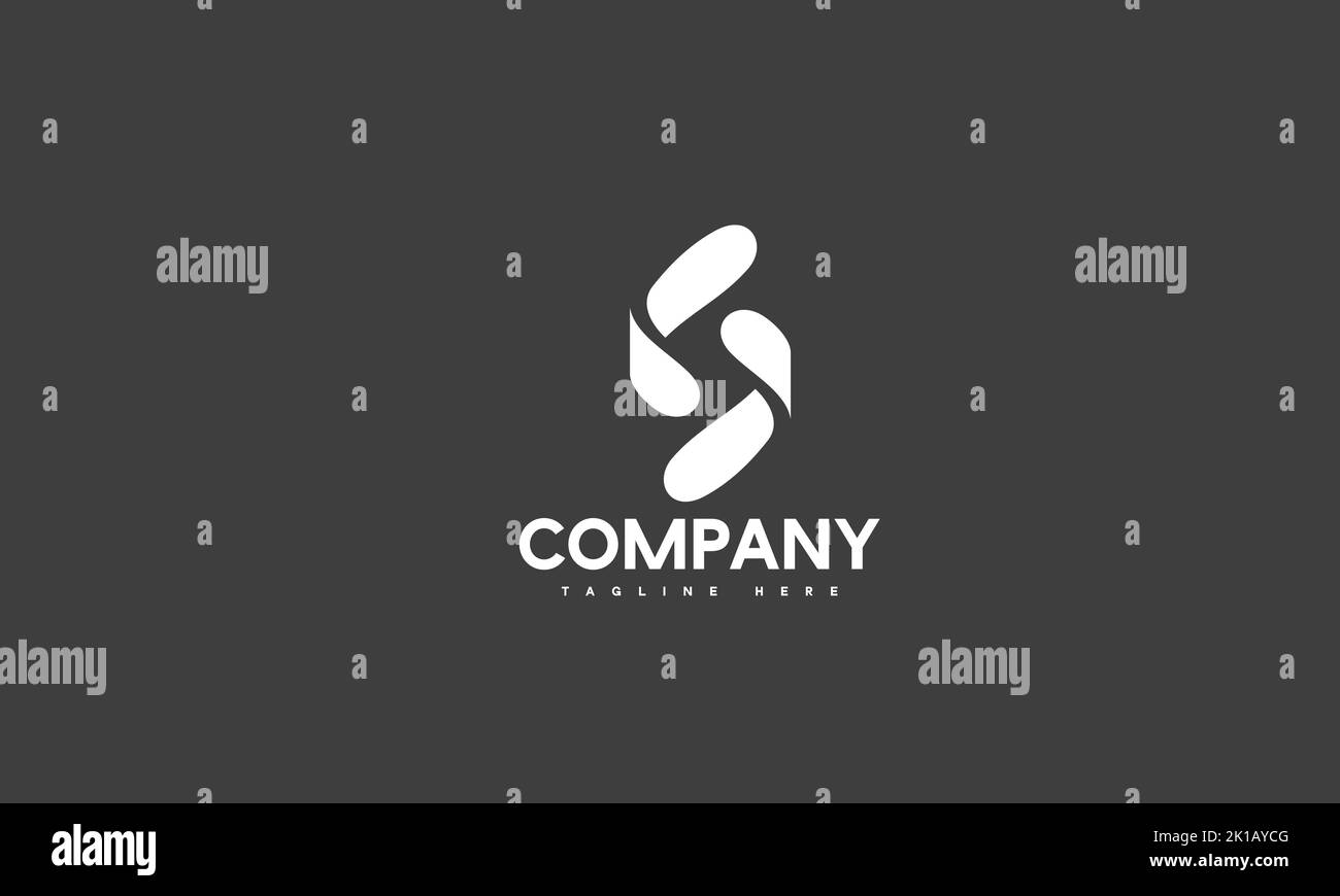 minimal letter S logo template Stock Vector Image & Art - Alamy
