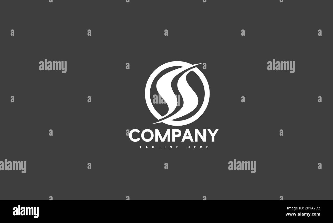 minimal letter S logo template Stock Vector Image & Art - Alamy