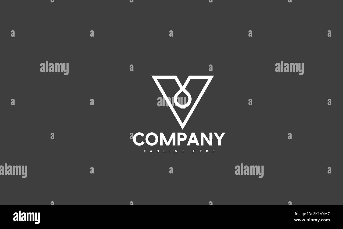 minimal letter V logo template Stock Vector Image & Art - Alamy