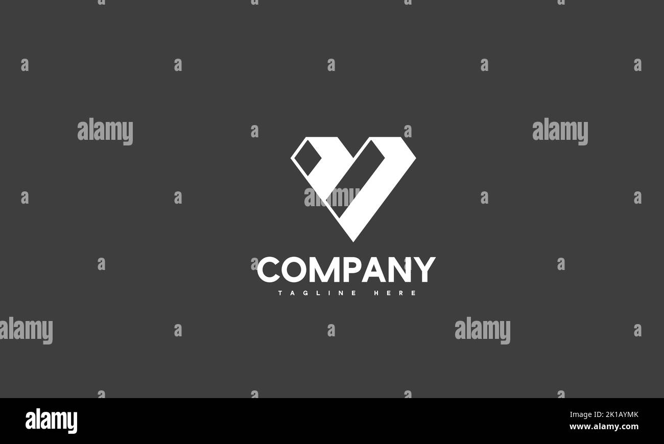 minimal letter V logo template Stock Vector Image & Art - Alamy