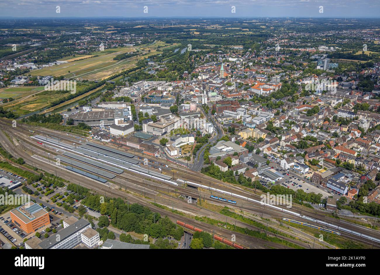 Overview of city center hamm hi-res stock photography and images - Alamy