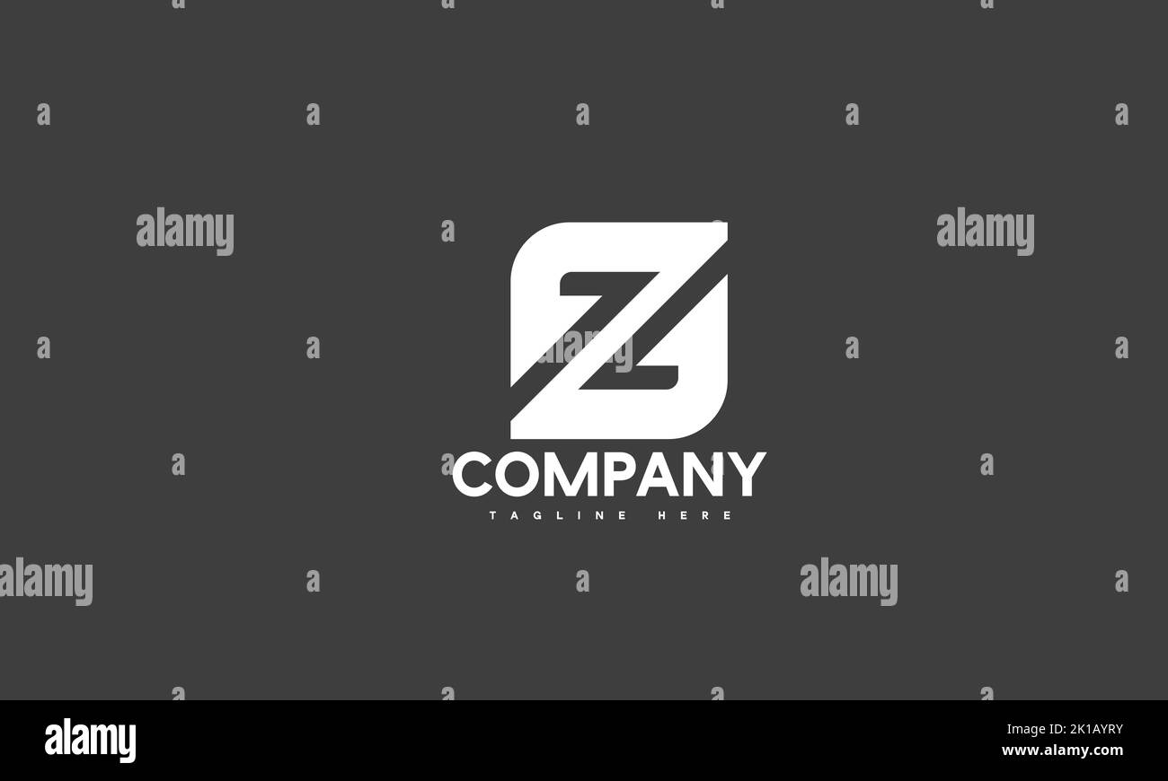 minimal letter Z logo template Stock Vector Image & Art - Alamy