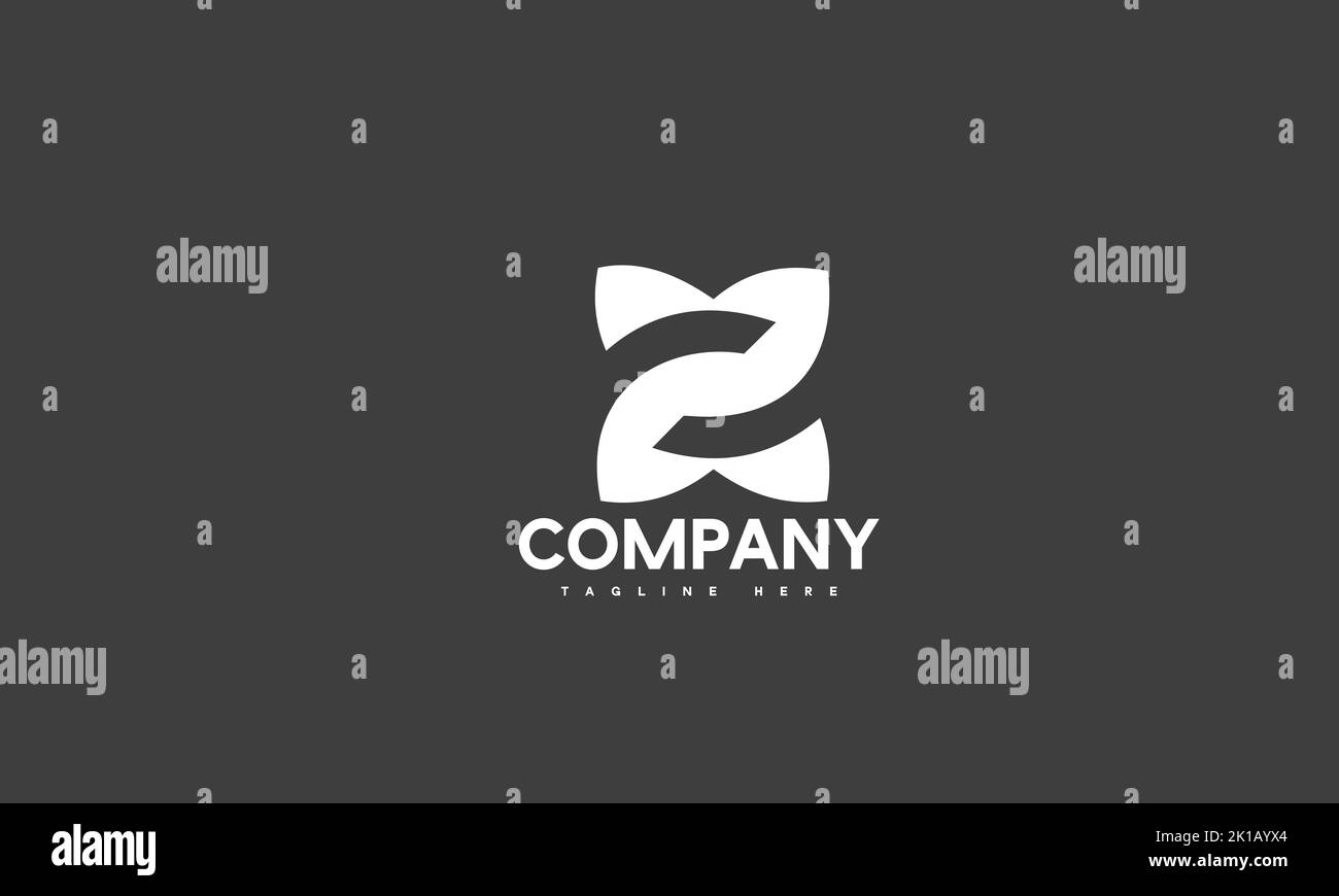 minimal letter Z logo template Stock Vector Image & Art - Alamy