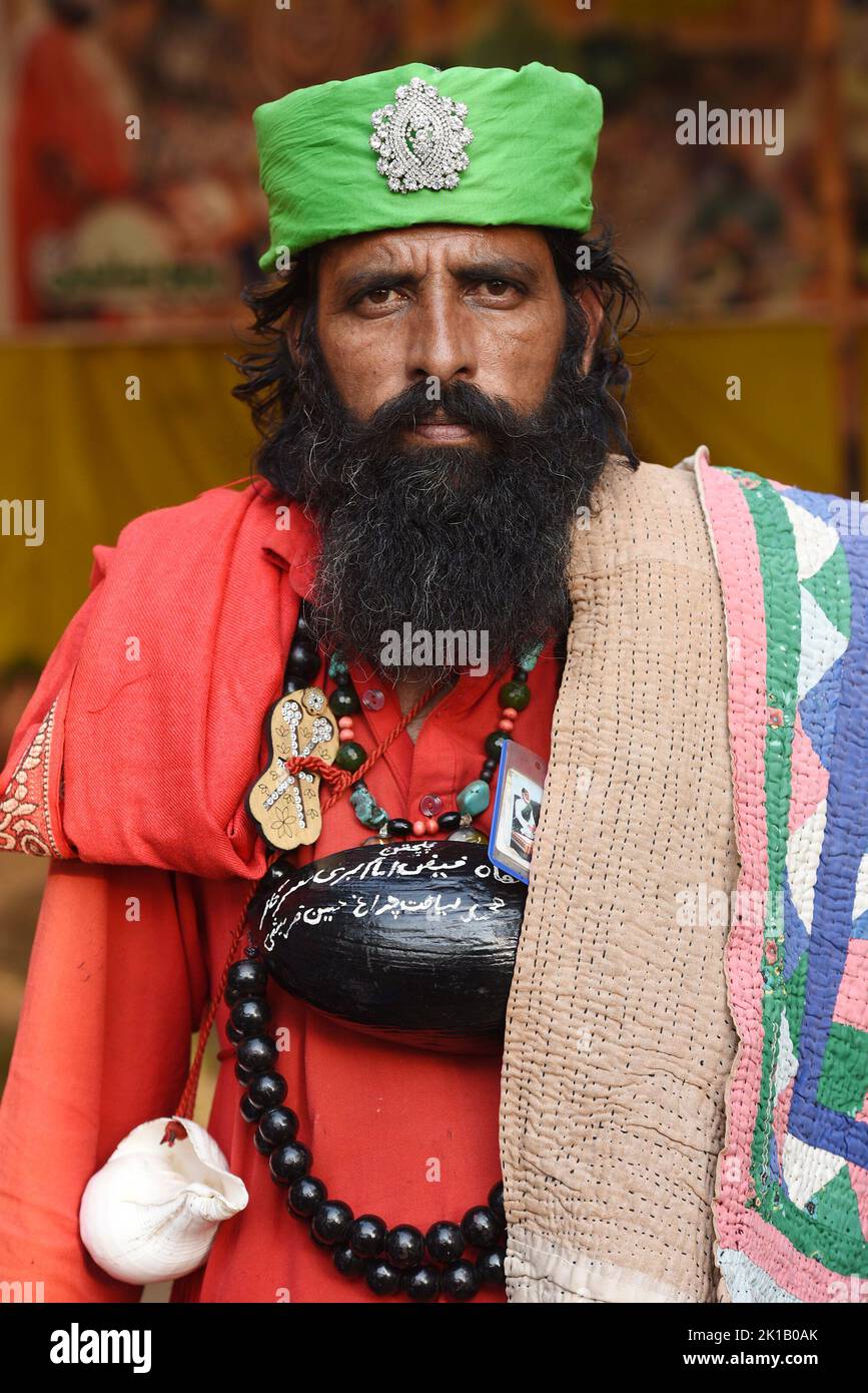 Pakistan. 16th Sep, 2022. Pakistani Muslim devotees (Malang) take a ...