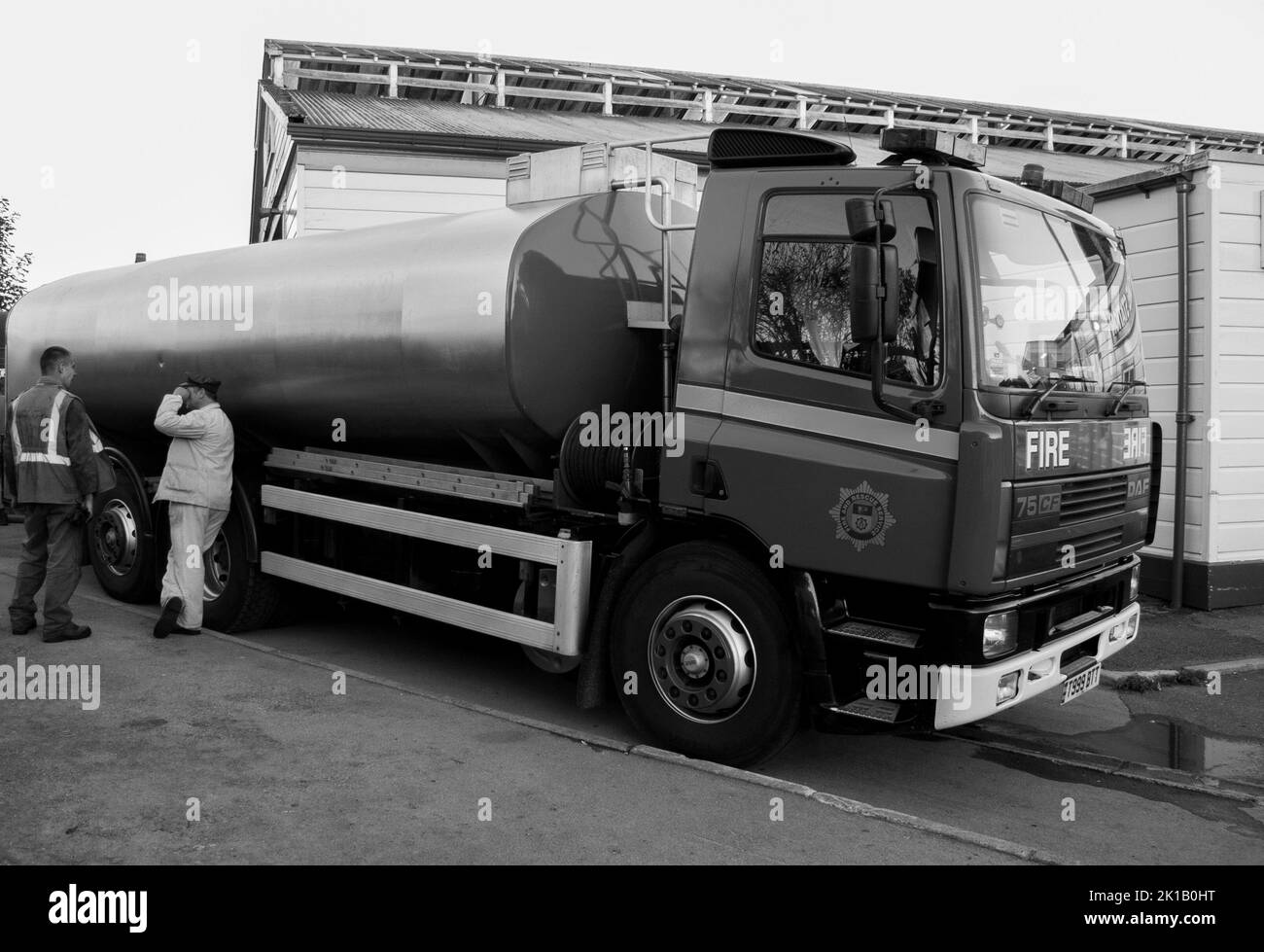 Truck and water Black and White Stock Photos & Images - Alamy
