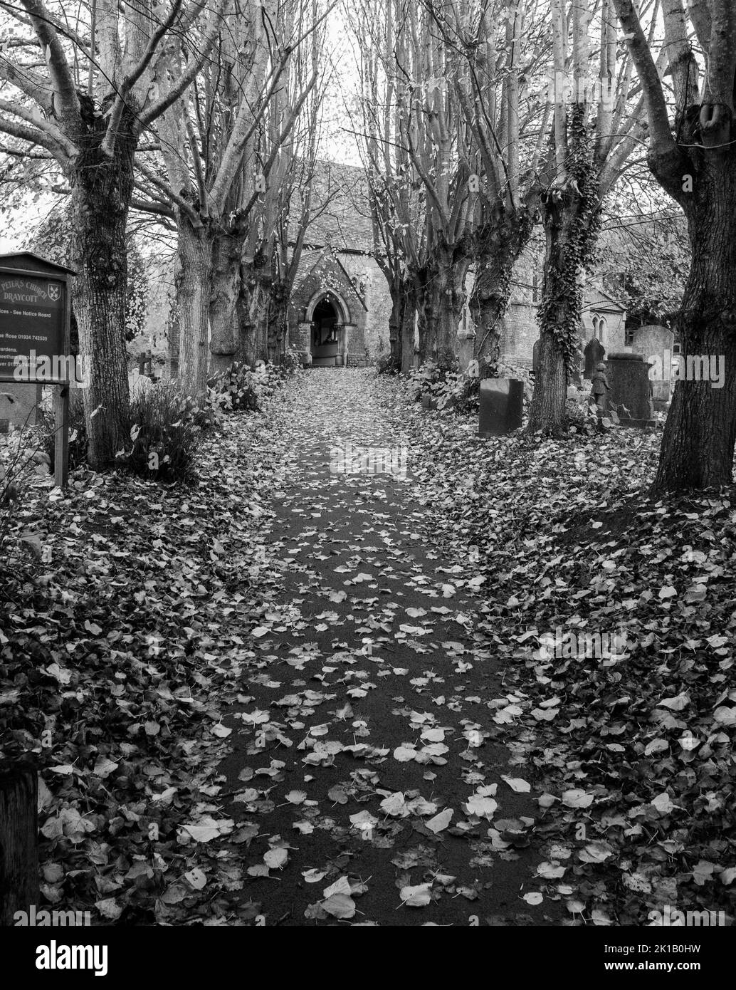 Pathway to church Stock Photo - Alamy