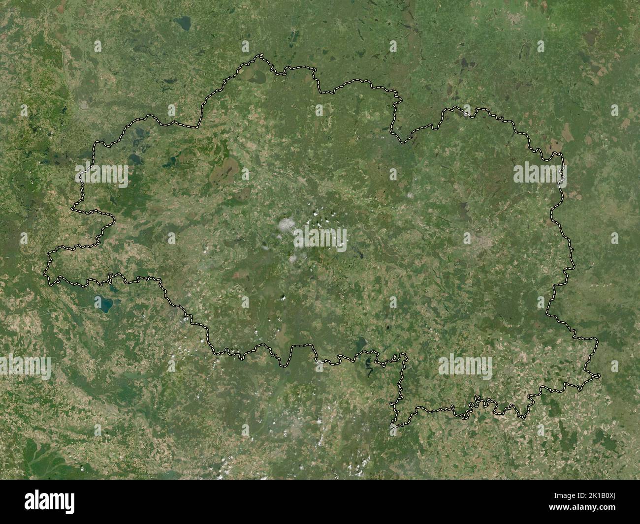 Belarus map zoom border satellite hi-res stock photography and images - Alamy