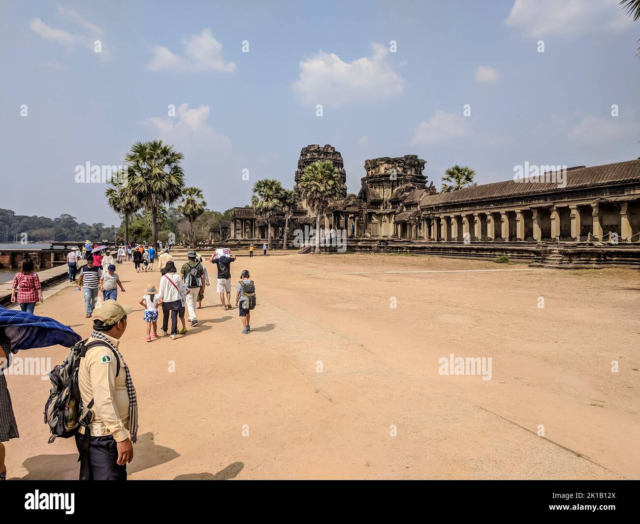 at the UNESCO World Heritage Site of Angkor Wat, Siem Reap, Cambodia ...