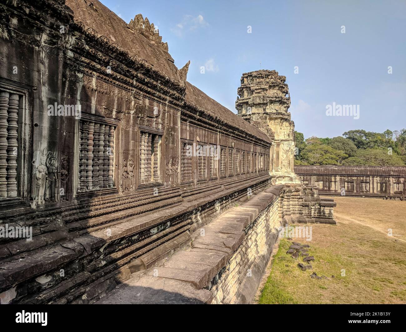 at the UNESCO World Heritage Site of Angkor Wat, Siem Reap, Cambodia ...