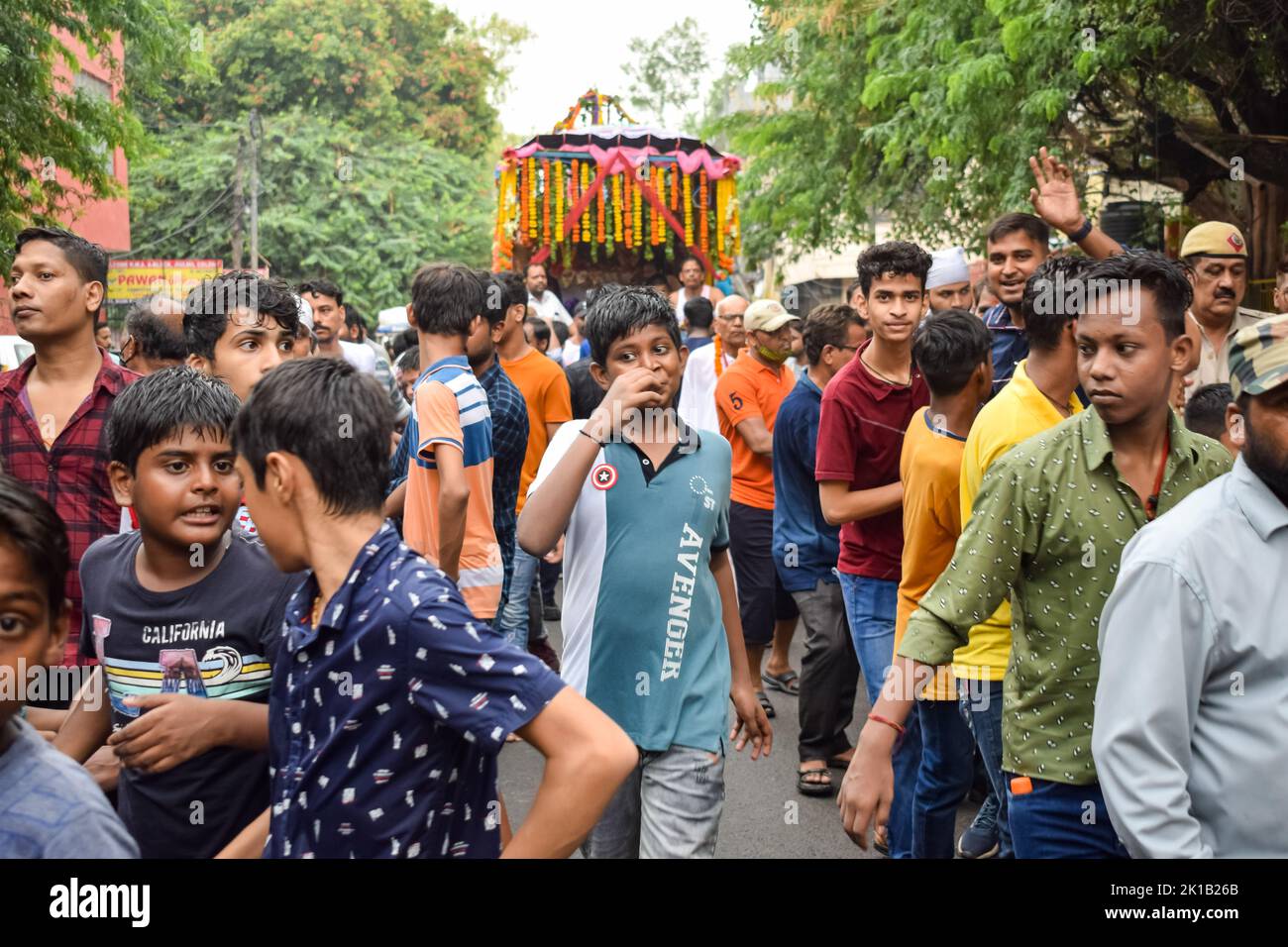 New Delhi, India July 01 2022 - A huge gathering of devotees from ...