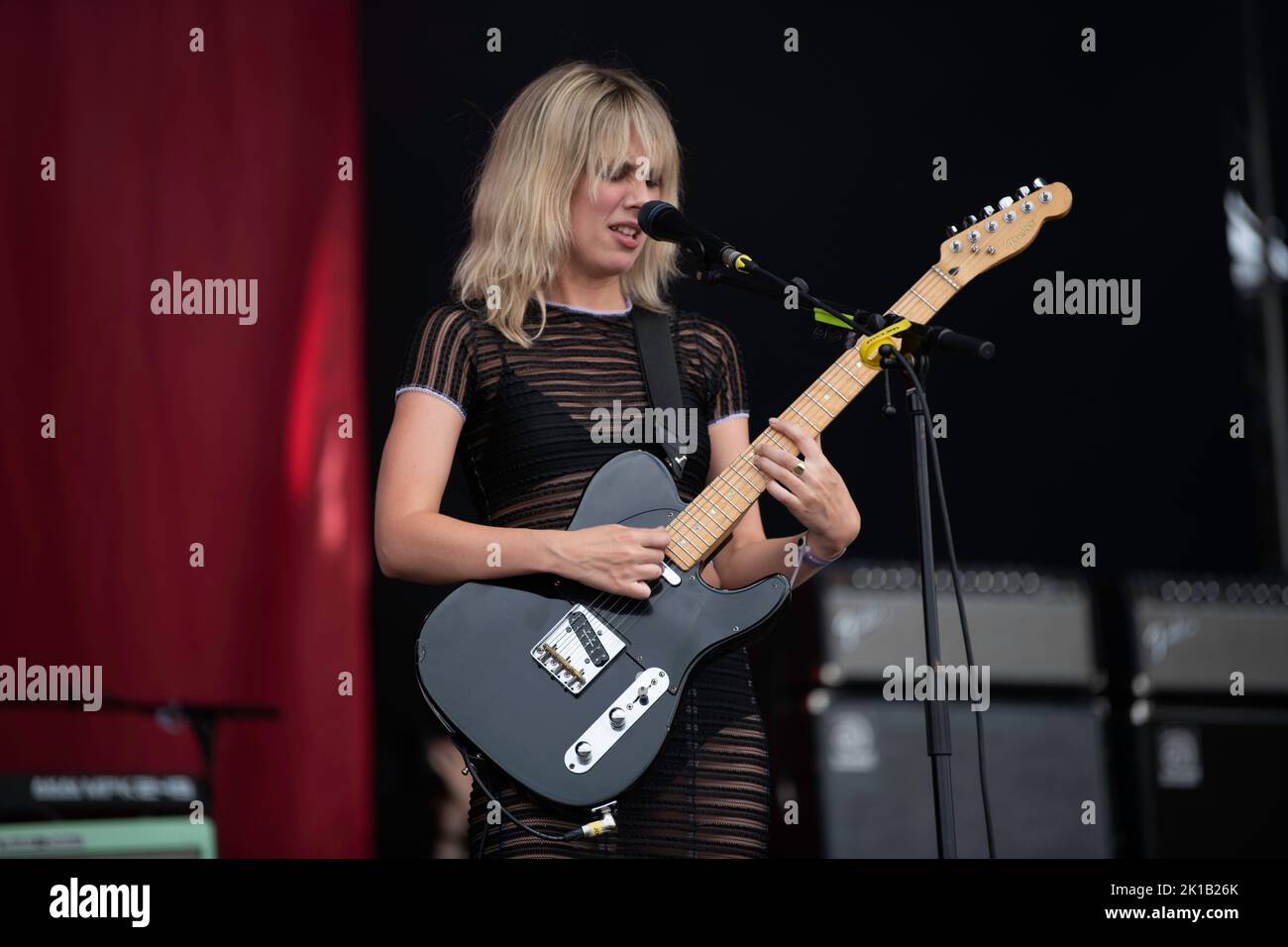 British alternative rock band Wolf Alice performing at the Tempelhof ...