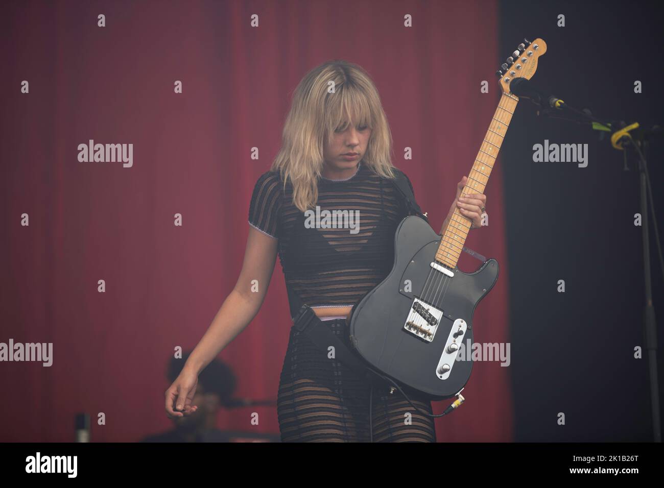 British alternative rock band Wolf Alice performing at the Tempelhof ...
