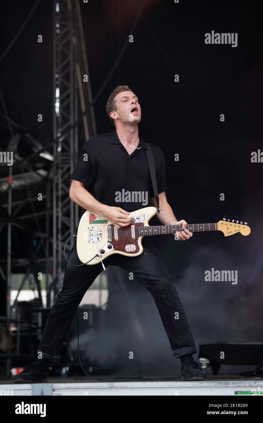 British alternative rock band Wolf Alice performing at the Tempelhof ...