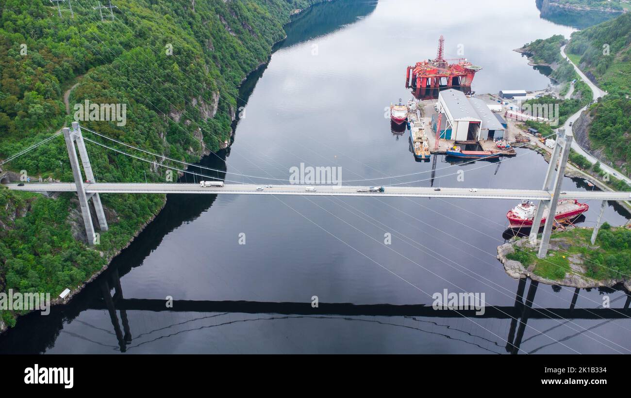 Fedafjorden bru hi-res stock photography and images - Alamy