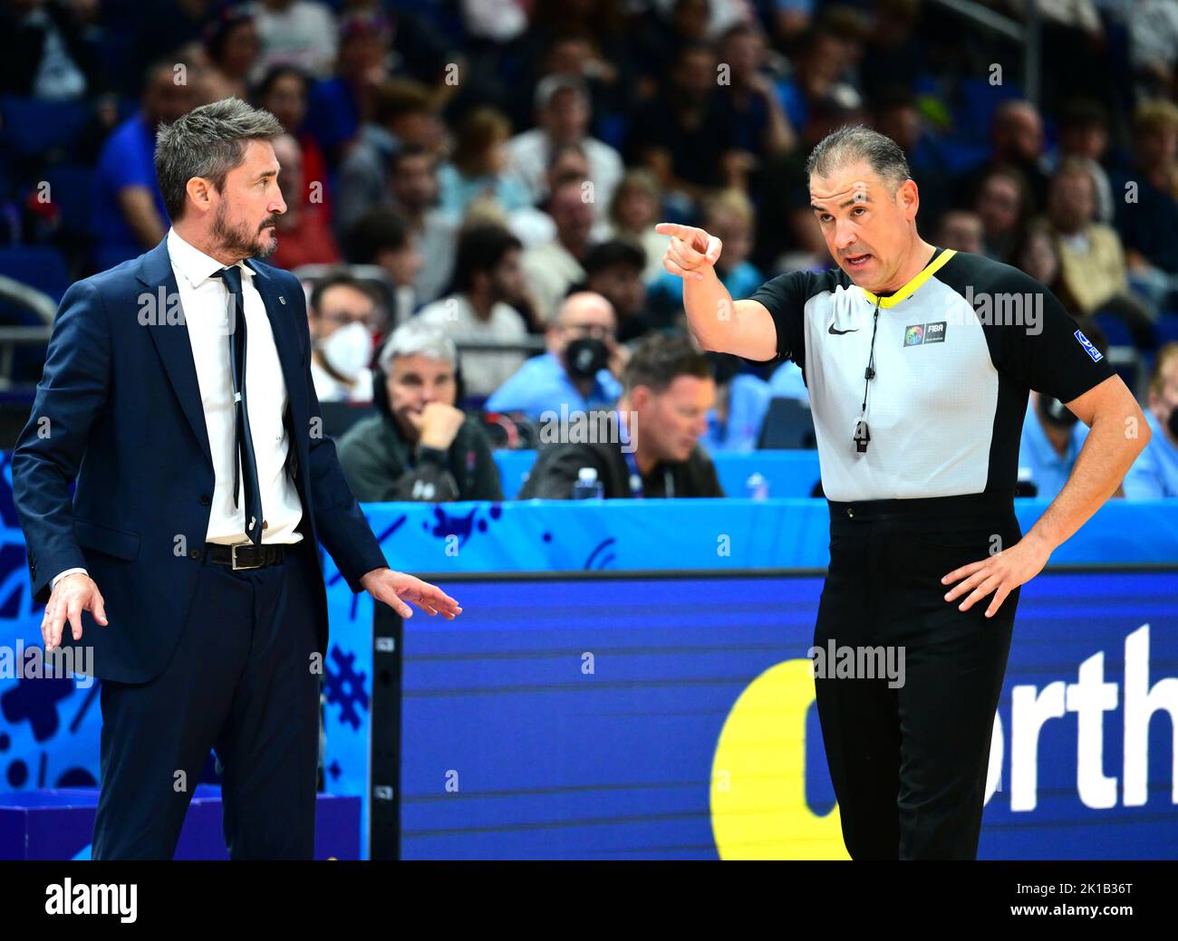 14 September 2022, Berlin: Basketball: European Championship, France ...