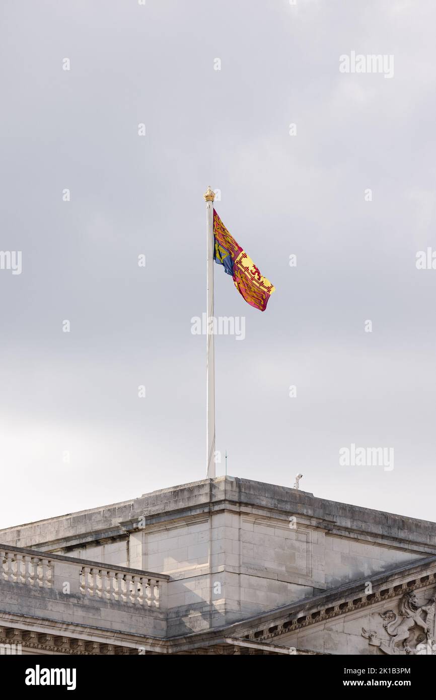 The flag of Royal Standard of the United Kingdom Stock Photo - Alamy