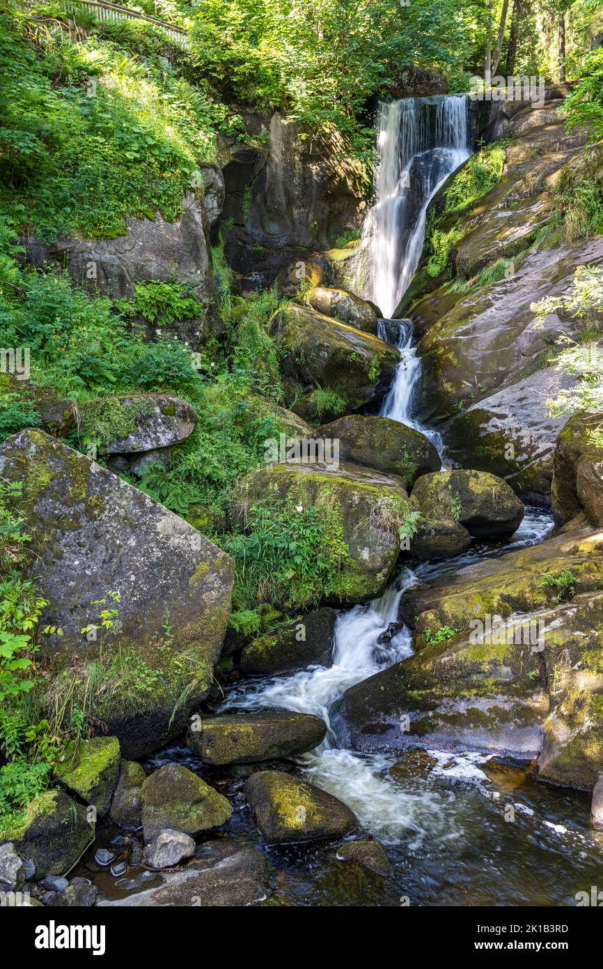 Die Triberger Wasserfälle, Triberg im Schwarzwald, Baden-Württemberg ...