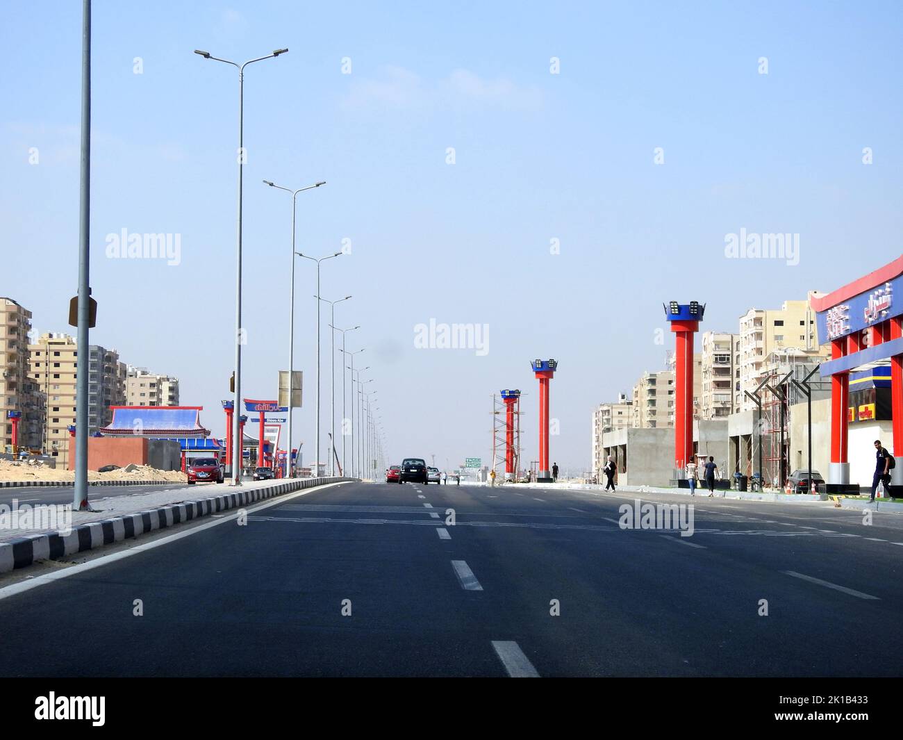 Cairo, Egypt, August 17 2022: Shinzo Abe axis patrol highway in Egypt ...