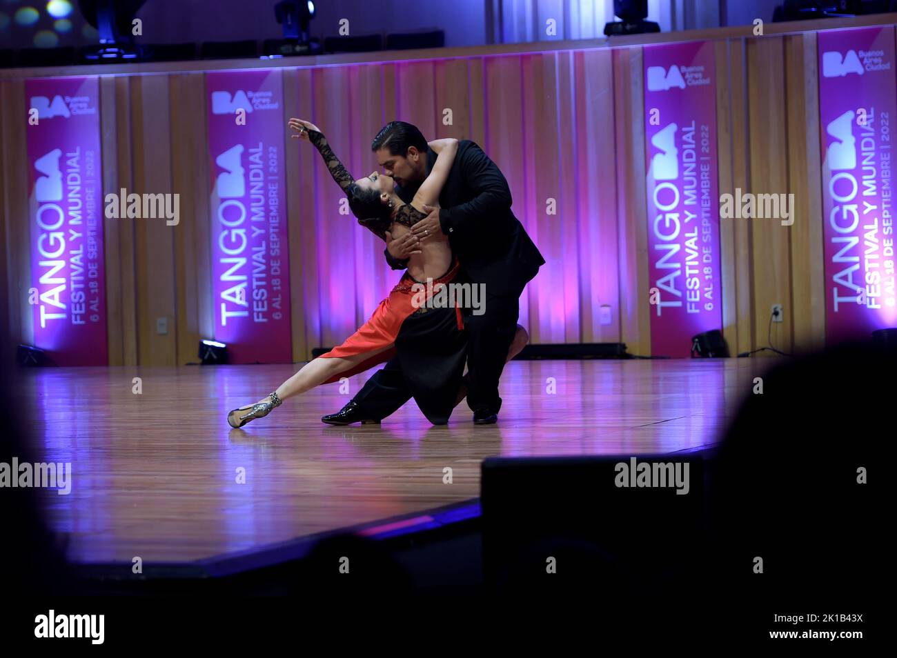 Buenos Aires, Argentina. 15th Sep, 2022. Natalia Hassan (l) and Leonel ...