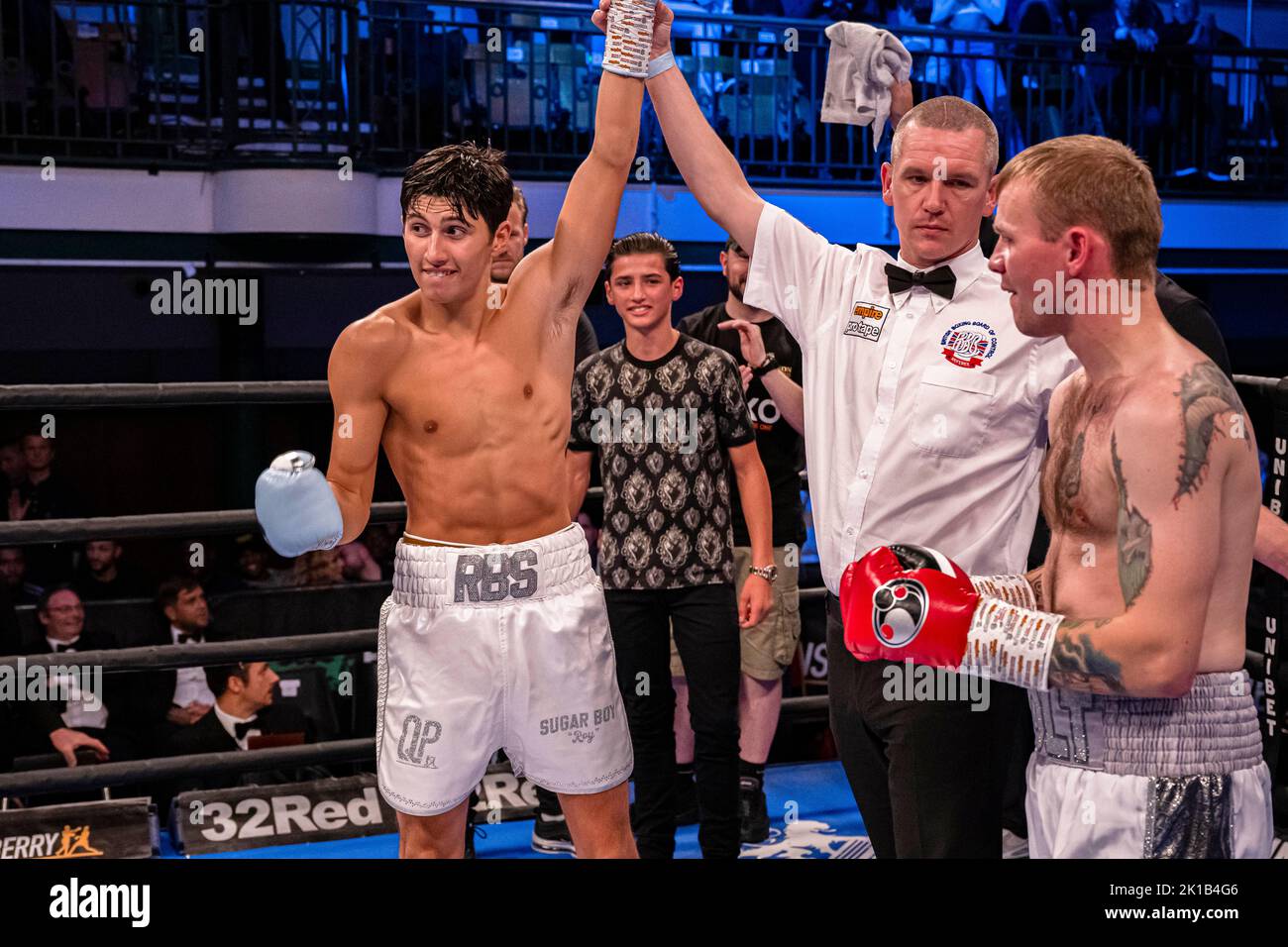 Frank warren presents bentley vs morrison fightnight hi-res stock ...