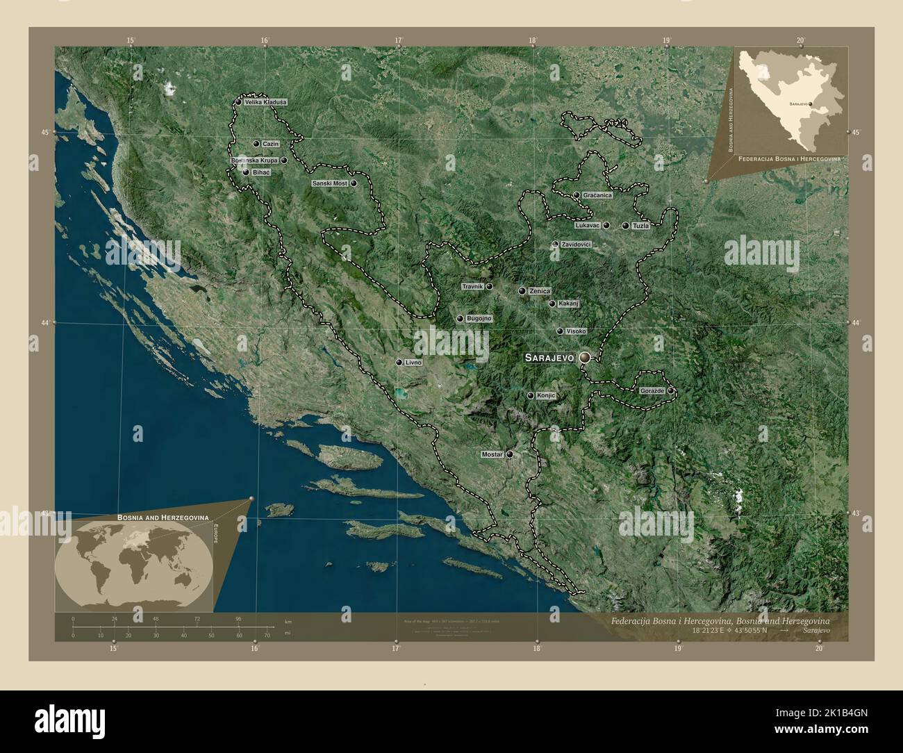 Federacija Bosna i Hercegovina, entity of Bosnia and Herzegovina. High ...