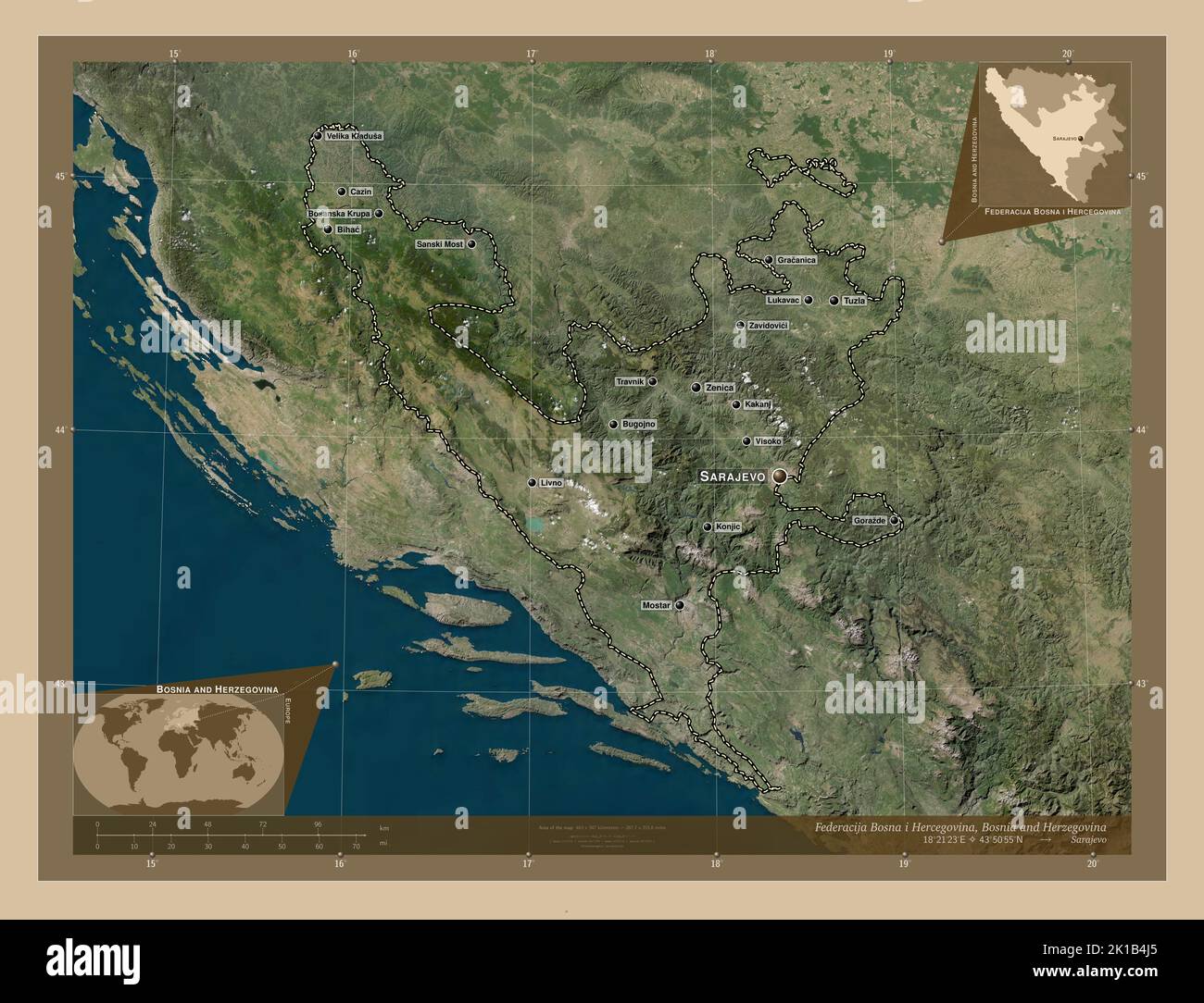 Federacija Bosna i Hercegovina, entity of Bosnia and Herzegovina. Low ...