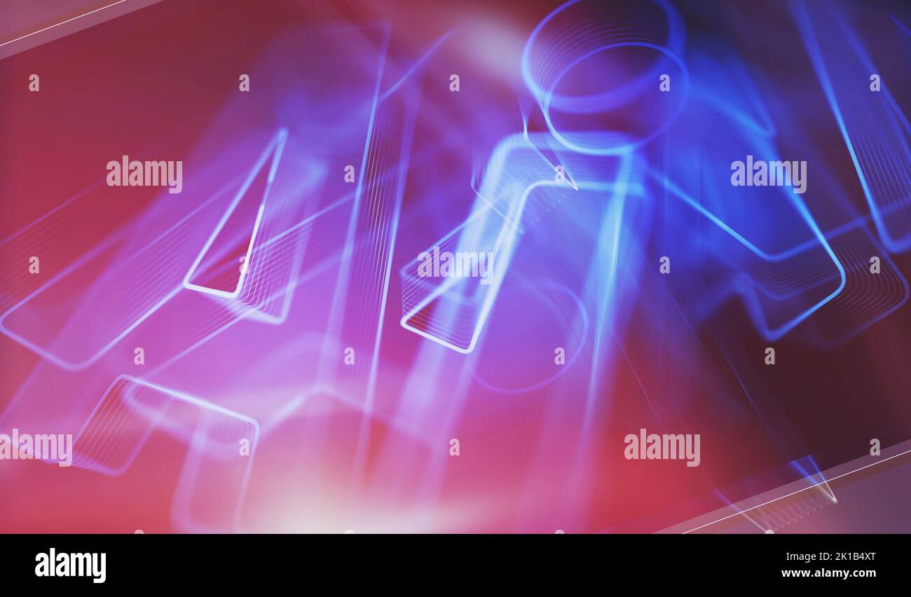 Artificial Intelligence Technology Ai And Deep Learning Symbol Digital Concept Network Cyber