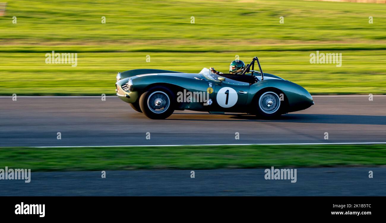 Goodwood, UK. 16th Sep, 2022. The sun goes down during the the Freddie ...