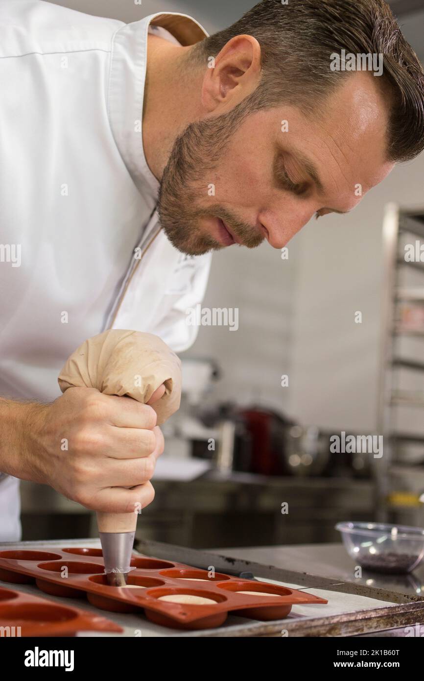 Frank Hasnoot International Pastry Chef Stock Photo - Alamy