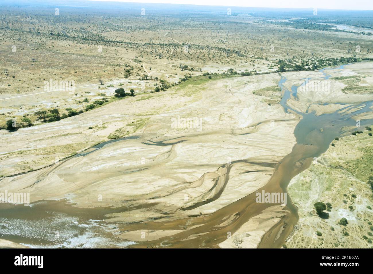 In 2022 the poor rainy season meant the Ruaha River started to dry up ...