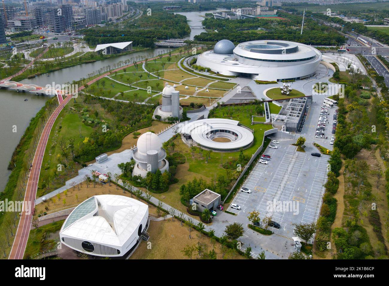 SHANGHAI, CHINA - SEPTEMBER 12, 2022 - An aerial photo shows the ...