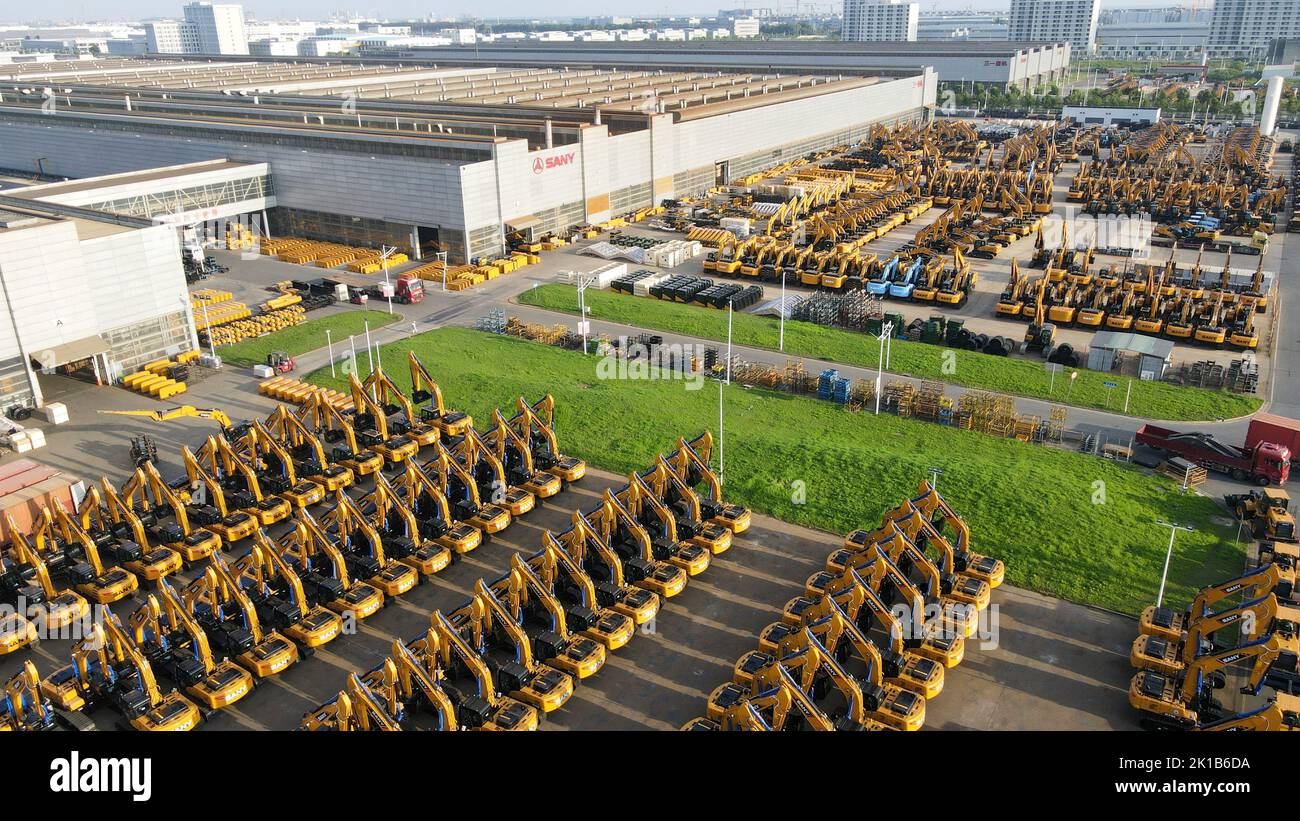 SHANGHAI, CHINA - SEPTEMBER 11, 2022 - Aerial photo taken on Sept 11 ...