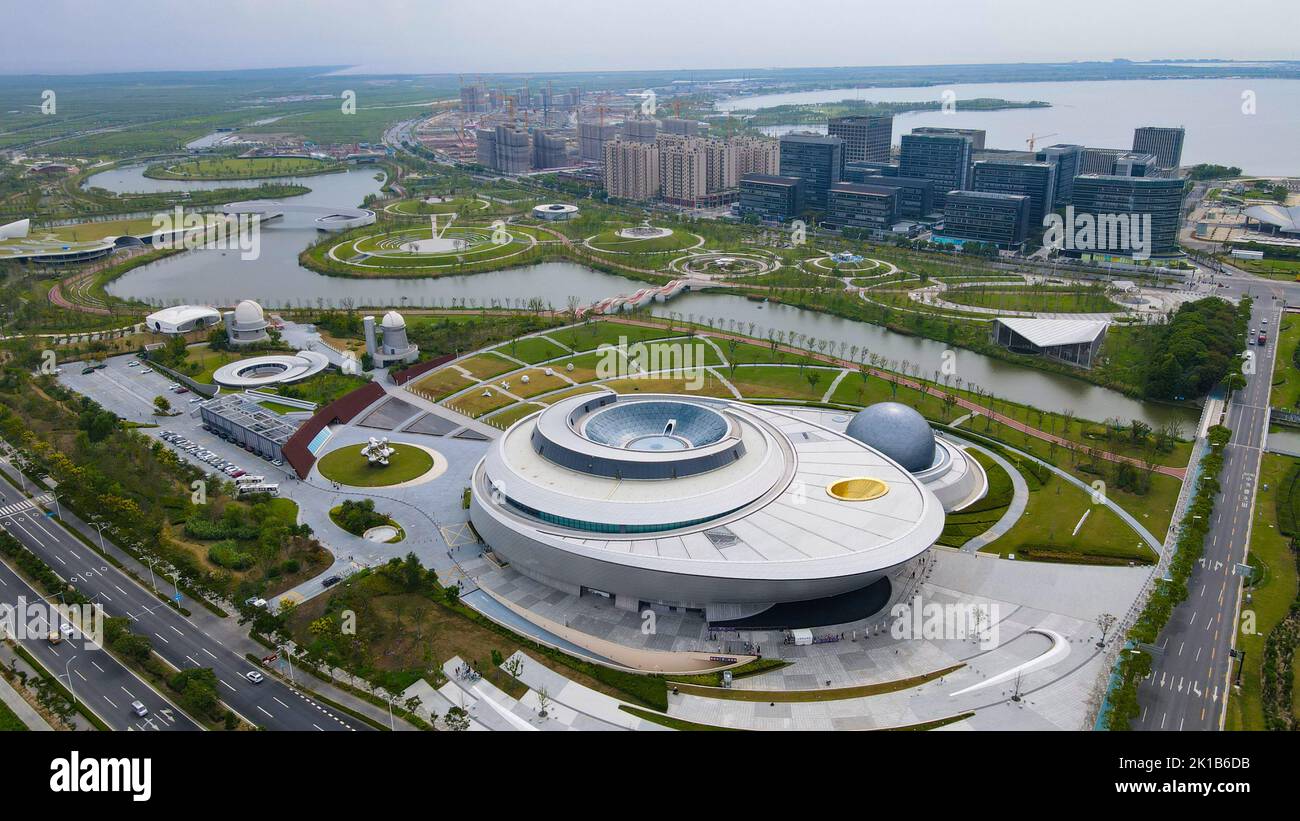 SHANGHAI, CHINA - SEPTEMBER 12, 2022 - An aerial photo shows the ...
