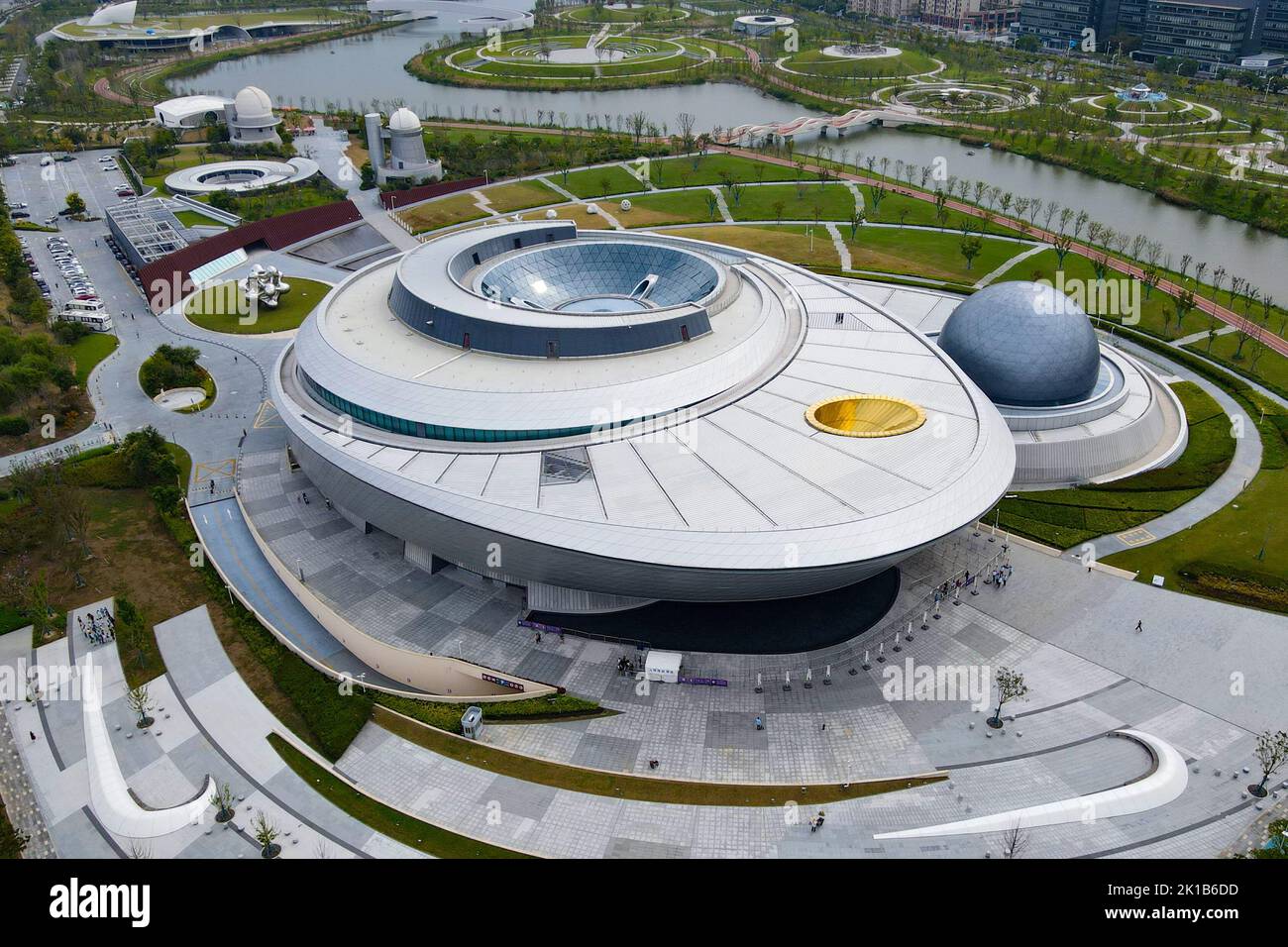 SHANGHAI, CHINA - SEPTEMBER 12, 2022 - An aerial photo shows the ...