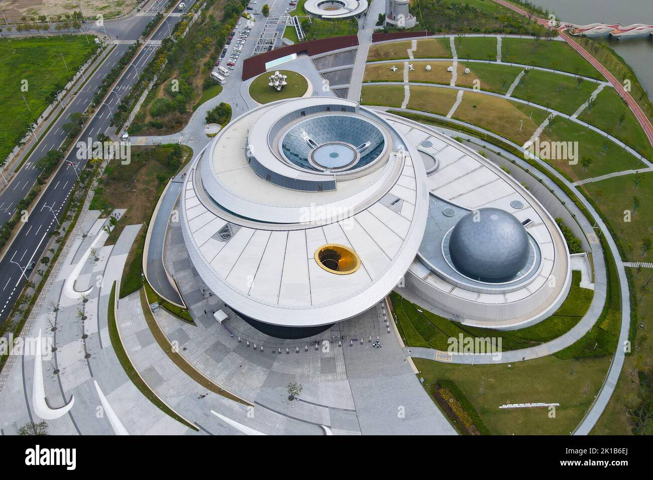 SHANGHAI, CHINA - SEPTEMBER 12, 2022 - An aerial photo shows the ...