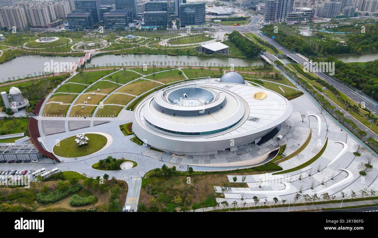 SHANGHAI, CHINA - SEPTEMBER 12, 2022 - An aerial photo shows the ...