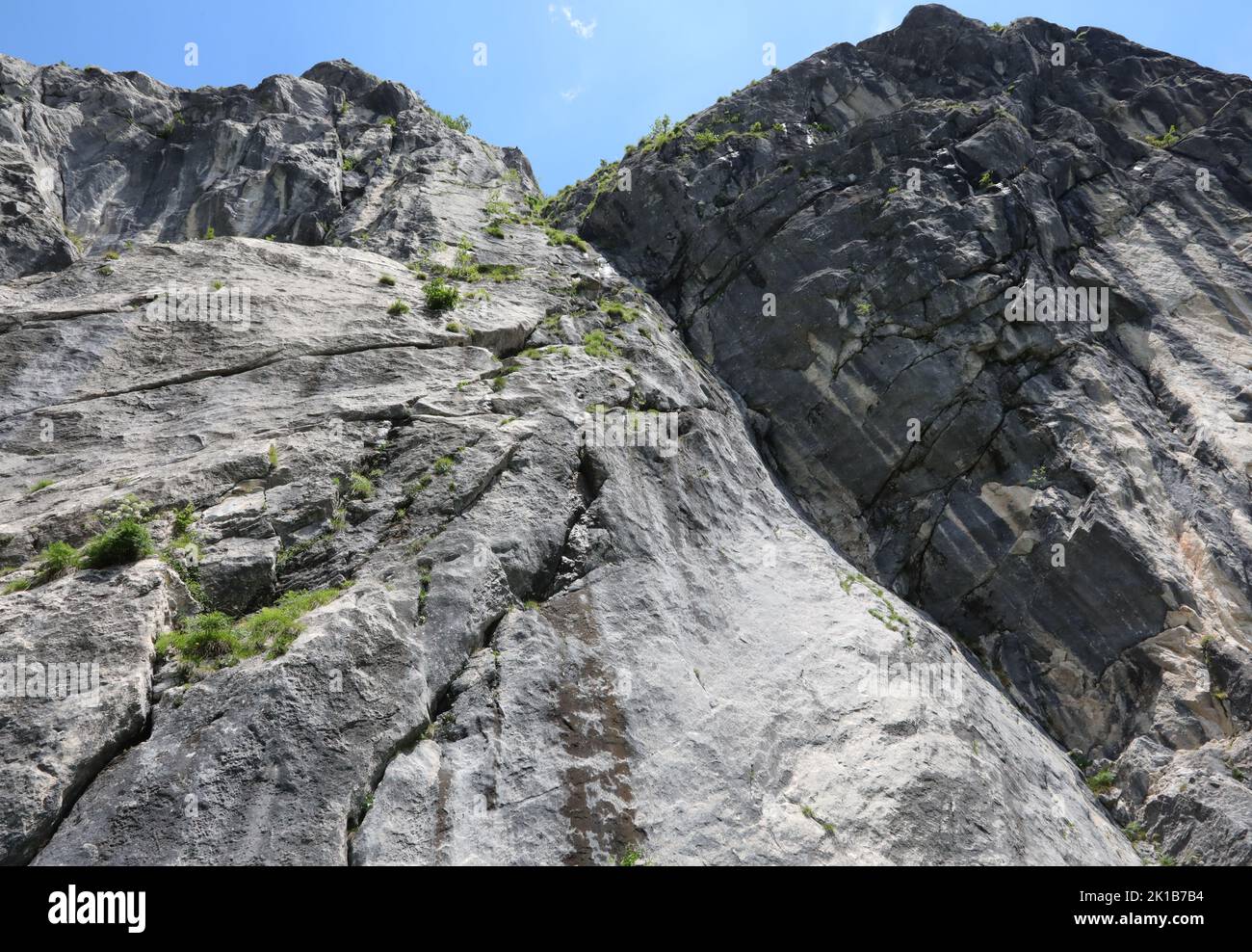 wide rocky wall of the italian alps without people Stock Photo - Alamy