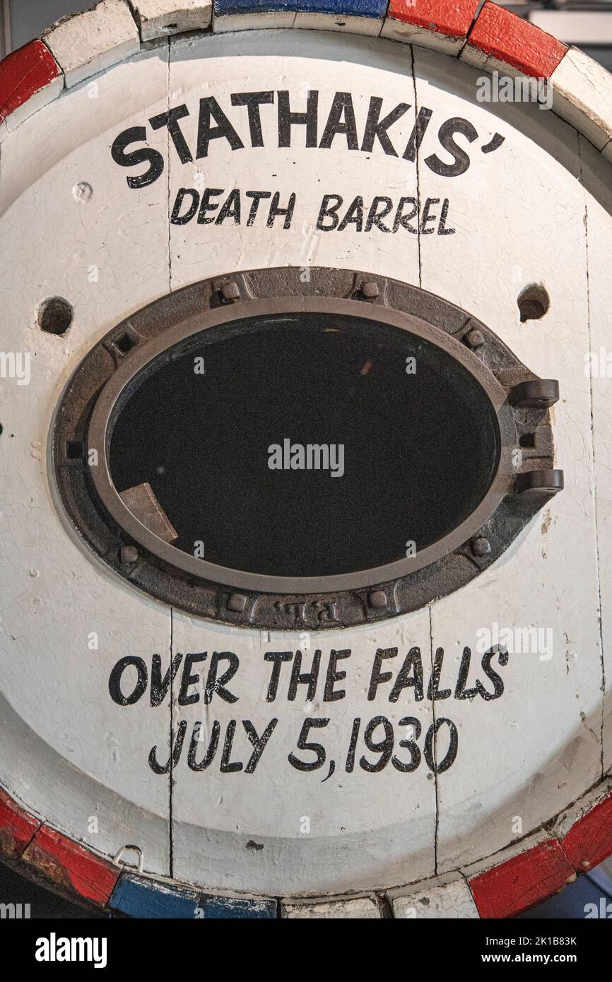 Barrel over falls hi-res stock photography and images - Alamy