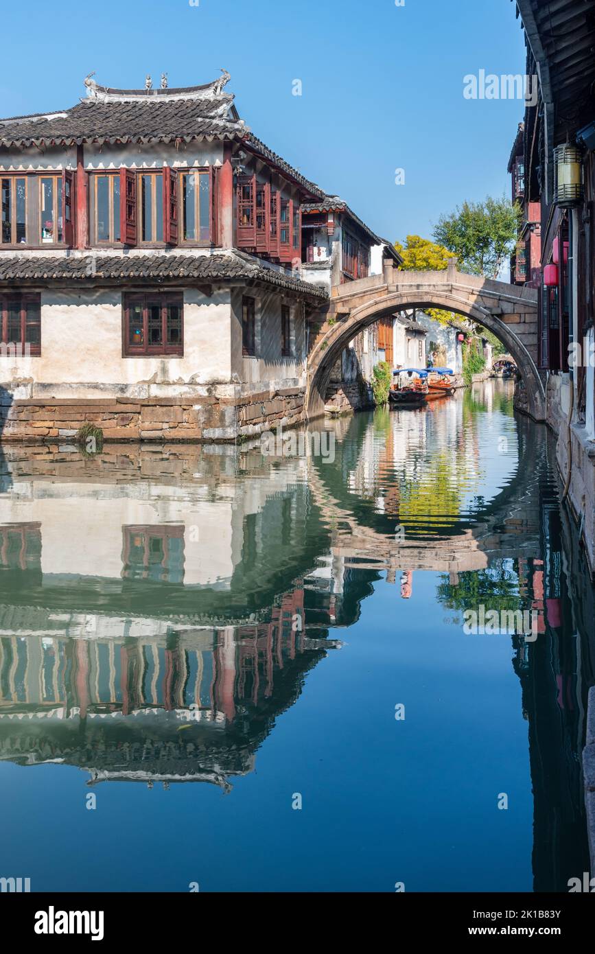 Ancient Town of Zhouzhuang, Suzhou, China Stock Photo - Alamy