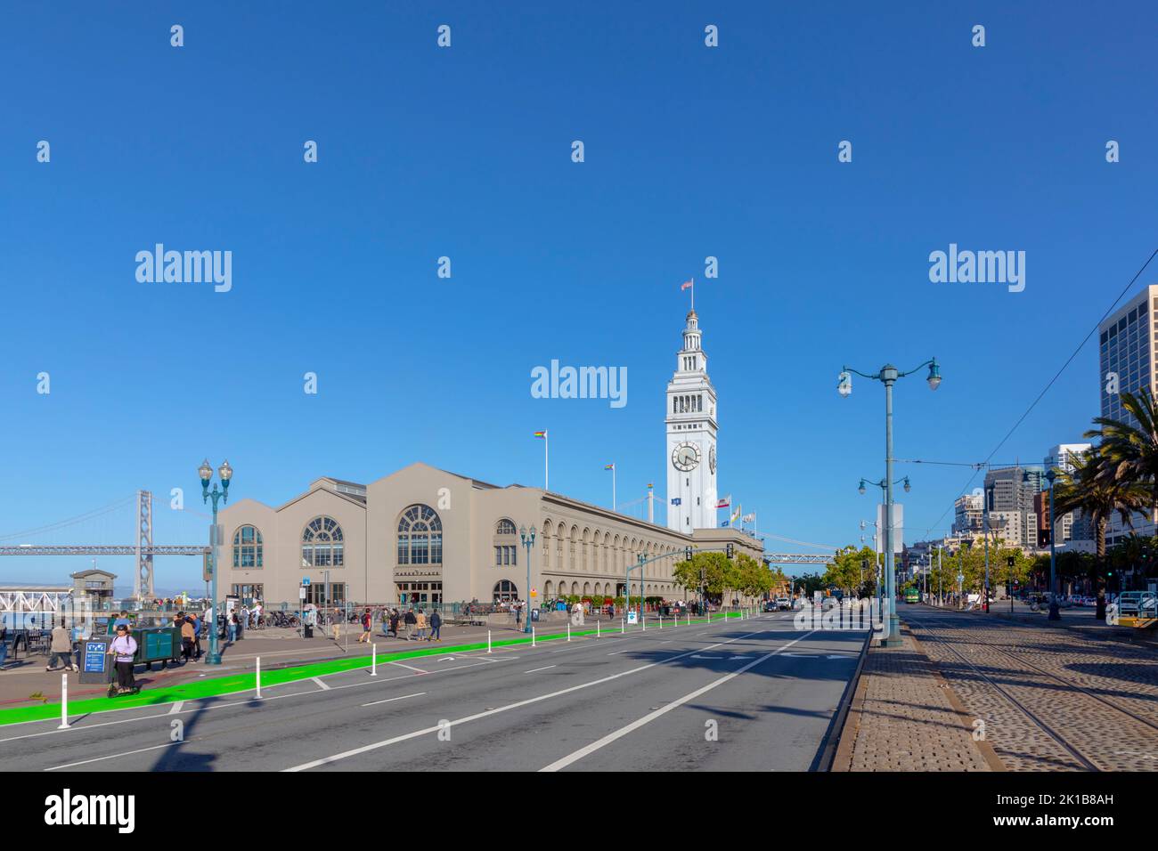 San Francisco, USA - June 6, 2022: Famous ferry building in San ...