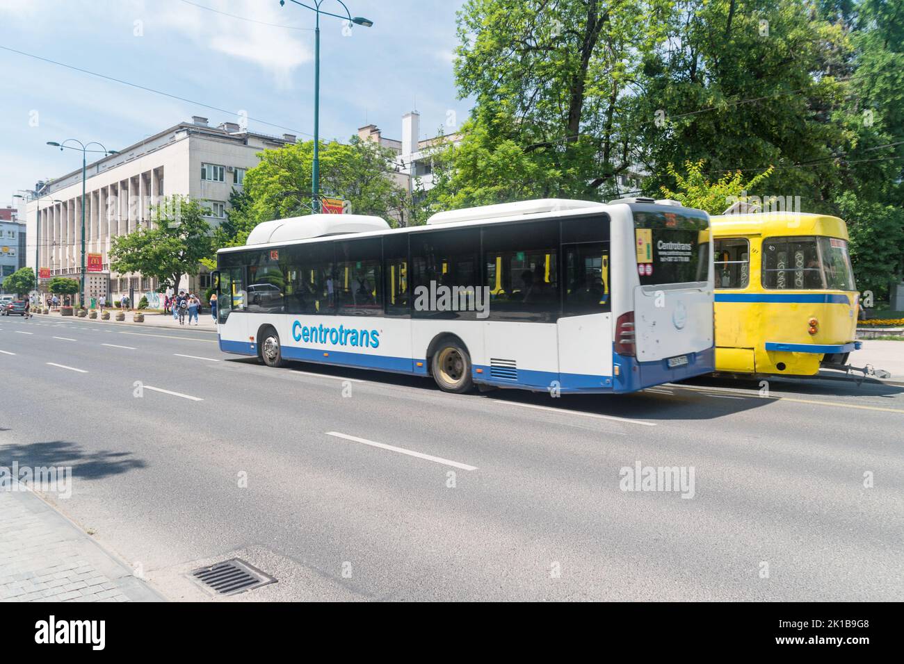 Sarajevo, Bosnia and Herzegovina - June 3, 2022: Bus of Centrotrans ...
