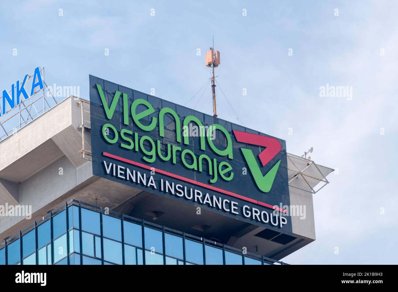 Sarajevo, Bosnia and Herzegovina - June 3, 2022: Logo of Vienna ...