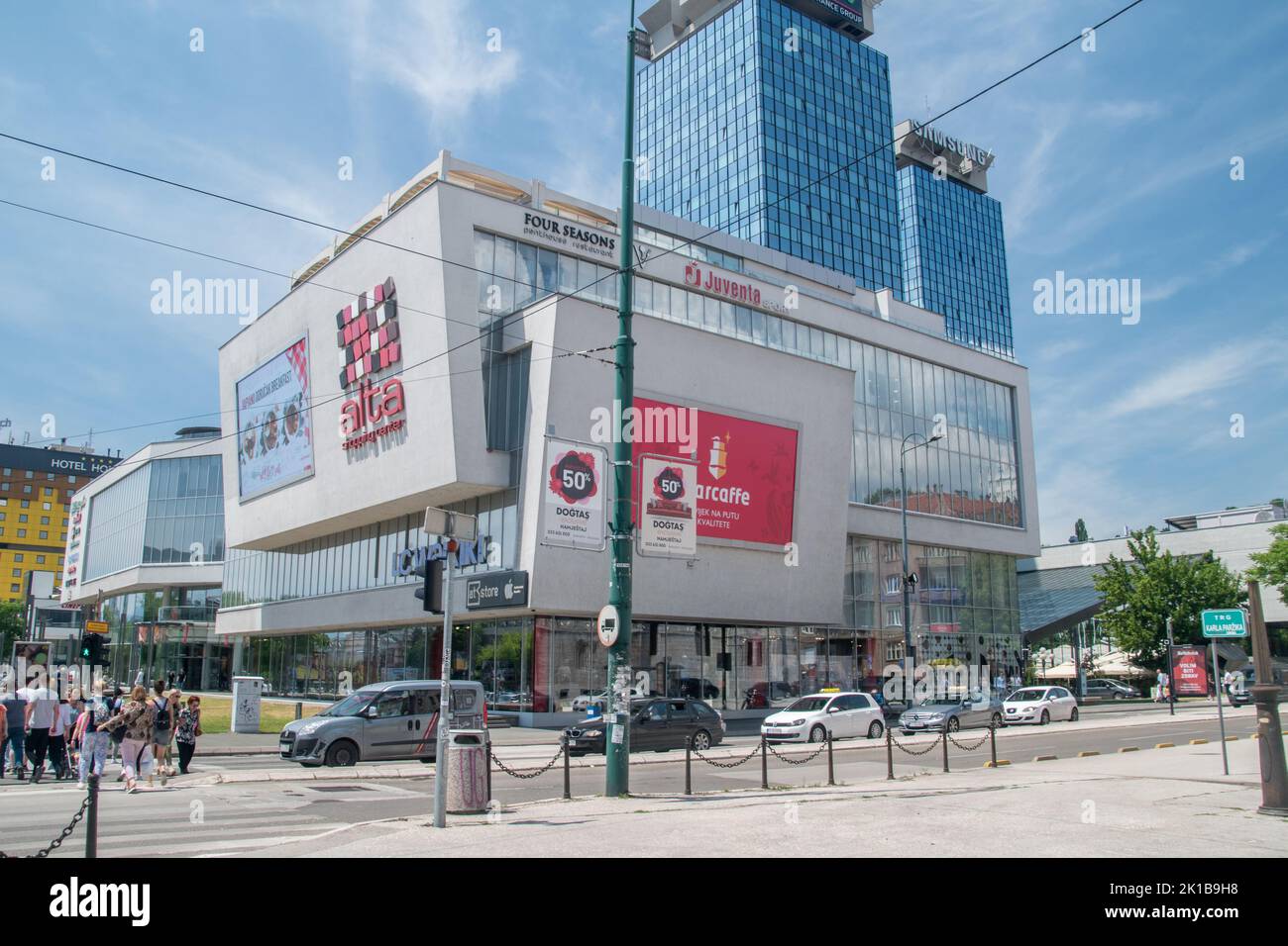 Sarajevo, Bosnia and Herzegovina - June 3, 2022: Alta Shopping Center ...